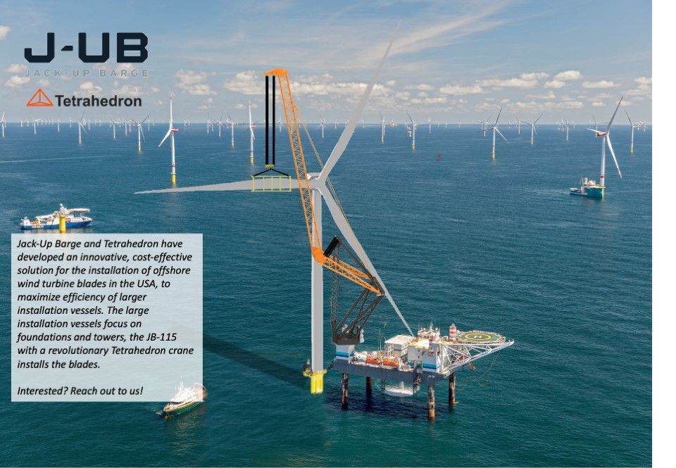 Jack-Up Barge offers efficient Wind Turbine Generator installation ...